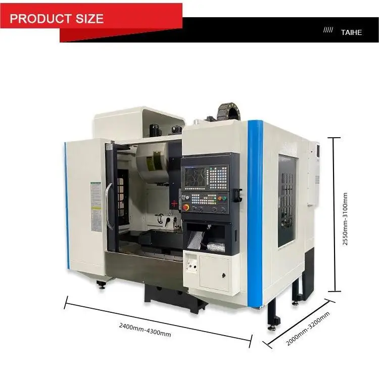 5 Axis Cnc Machine Taiwan Cnc Small Metal CNC Milling Machine VMC650 ...