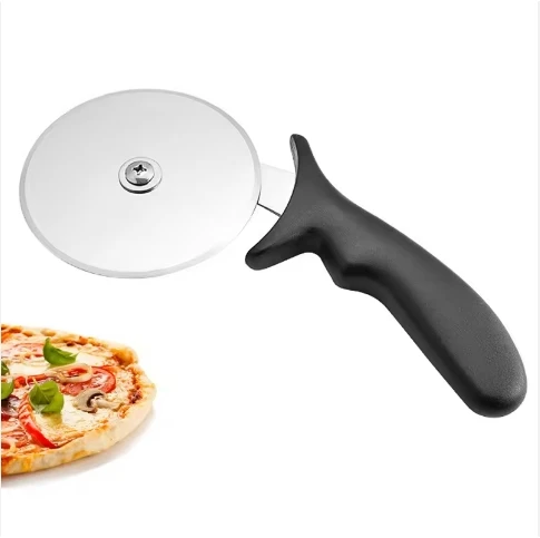 Stainless Steel Kitchen Pizza Kit Gadgets Round Shape Pizza Cutter ...