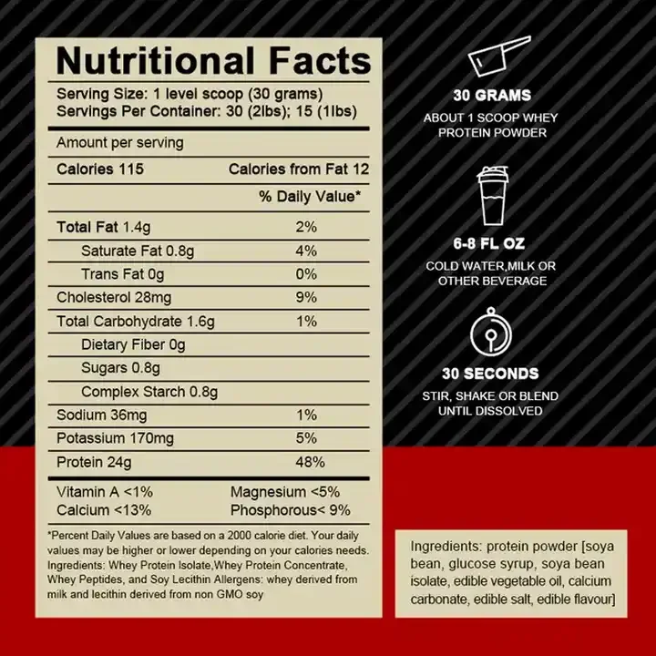 Hotselling Whey Protein Powder Container Gain Weight Supplements ...