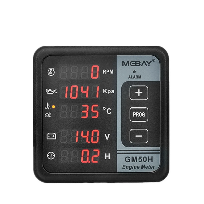Engine Digital Multi-functional Meter Gm50h - Buy Multi-function ...