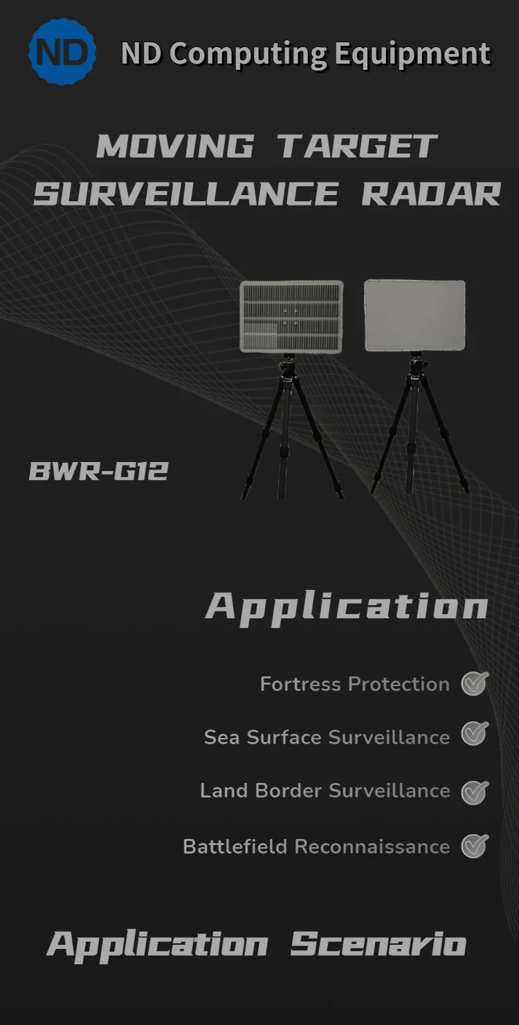 Bwr-g12 Long Distance 100 Moving Target Ground Surveillance Radar Ultra ...