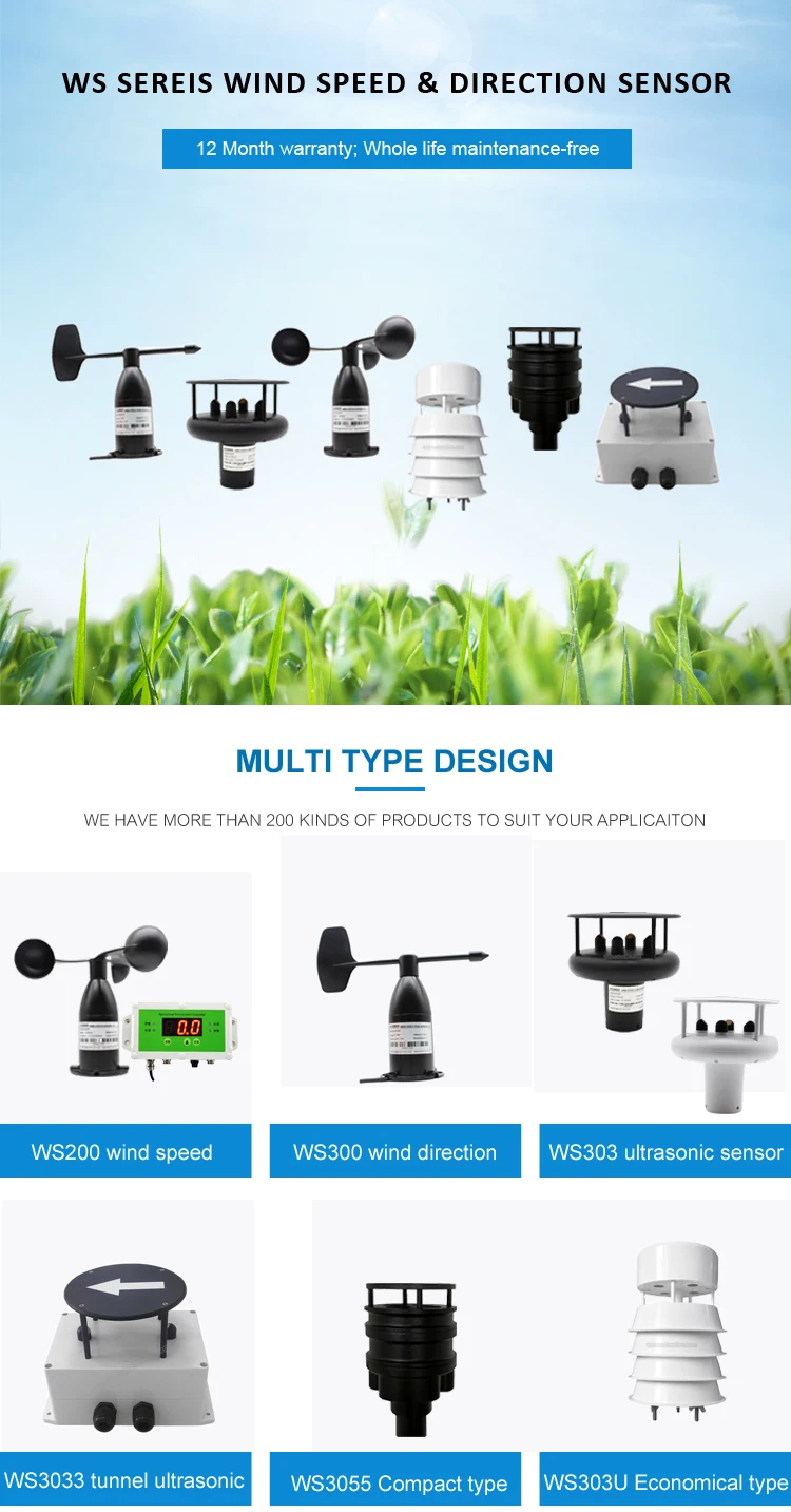 WS3055 Mini UAV Ultrasonic Anemometer & Wind Velocity Measurement ...