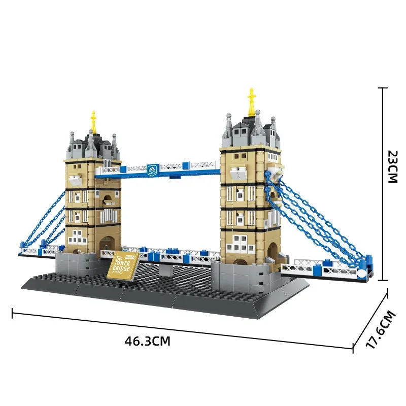 Creative Construction Famous Modern Architecture Block Model England ...
