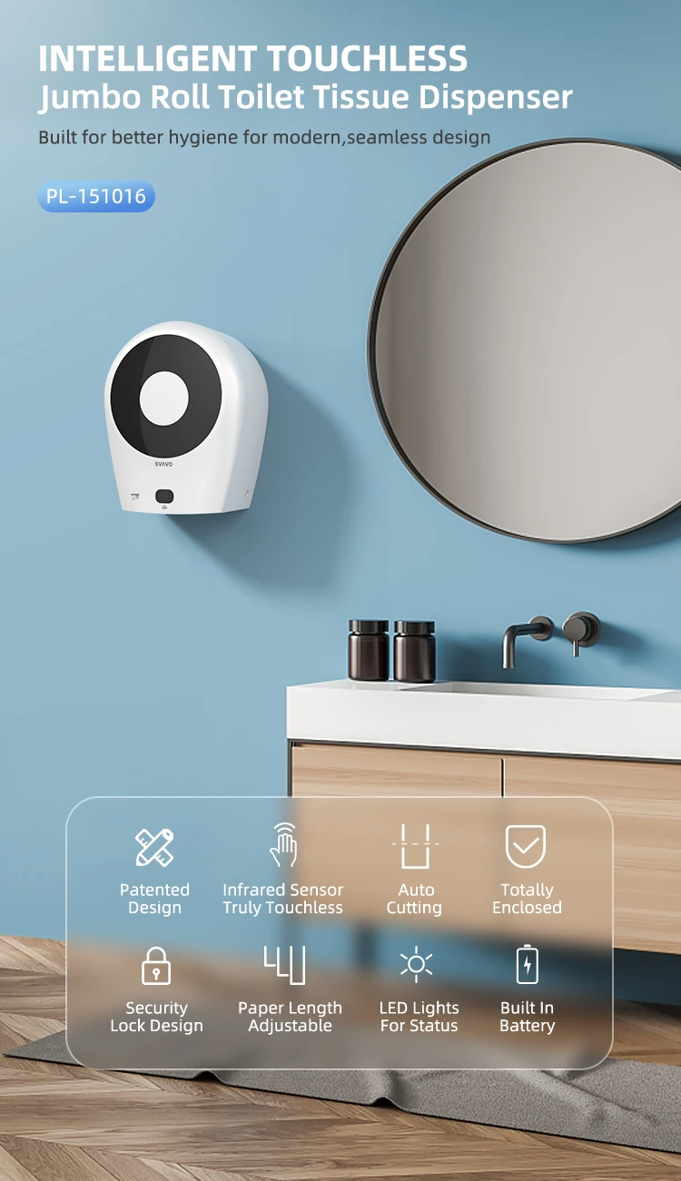 Intelligent Touchless Toilet Paper Holder - Distance from Toilet