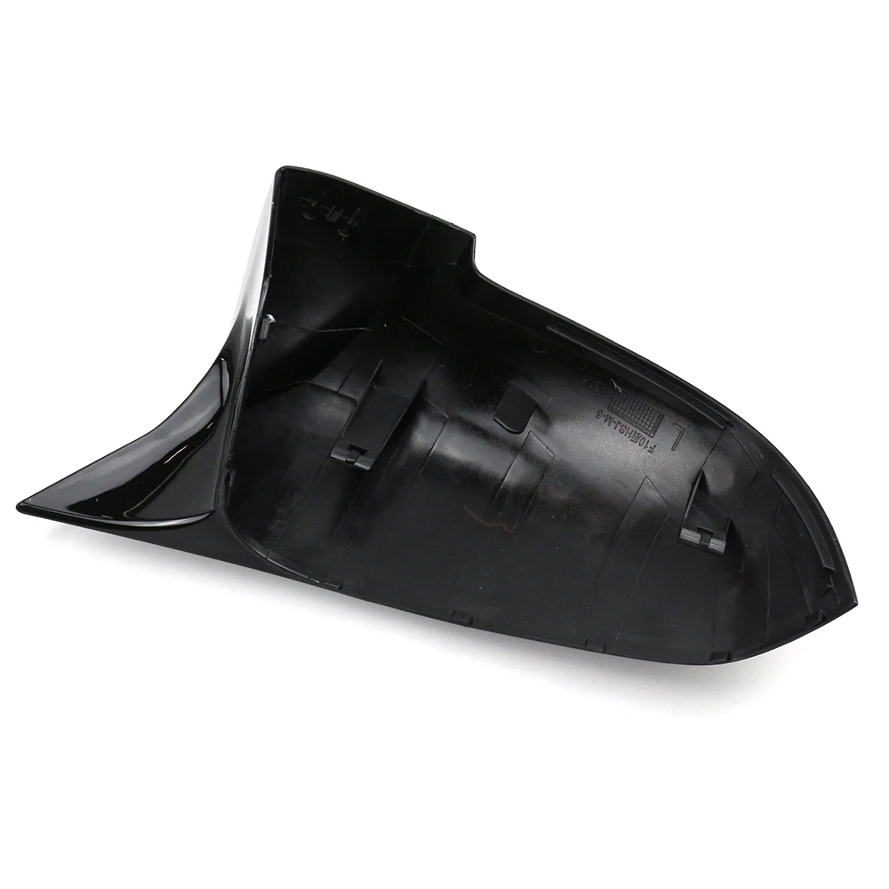 F30 F35 ABS Piano Black Carbon Fiber Look Rear View Auto Mirror Caps