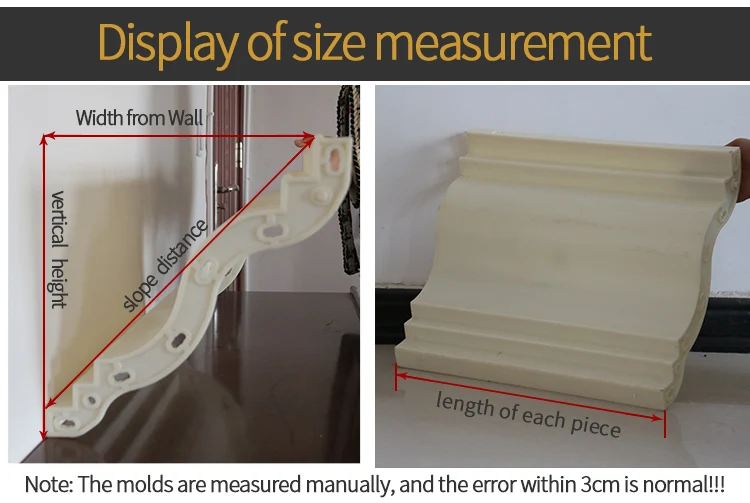 Cheapest ABS Plastic Concrete Moulds for Decorative Line Molding