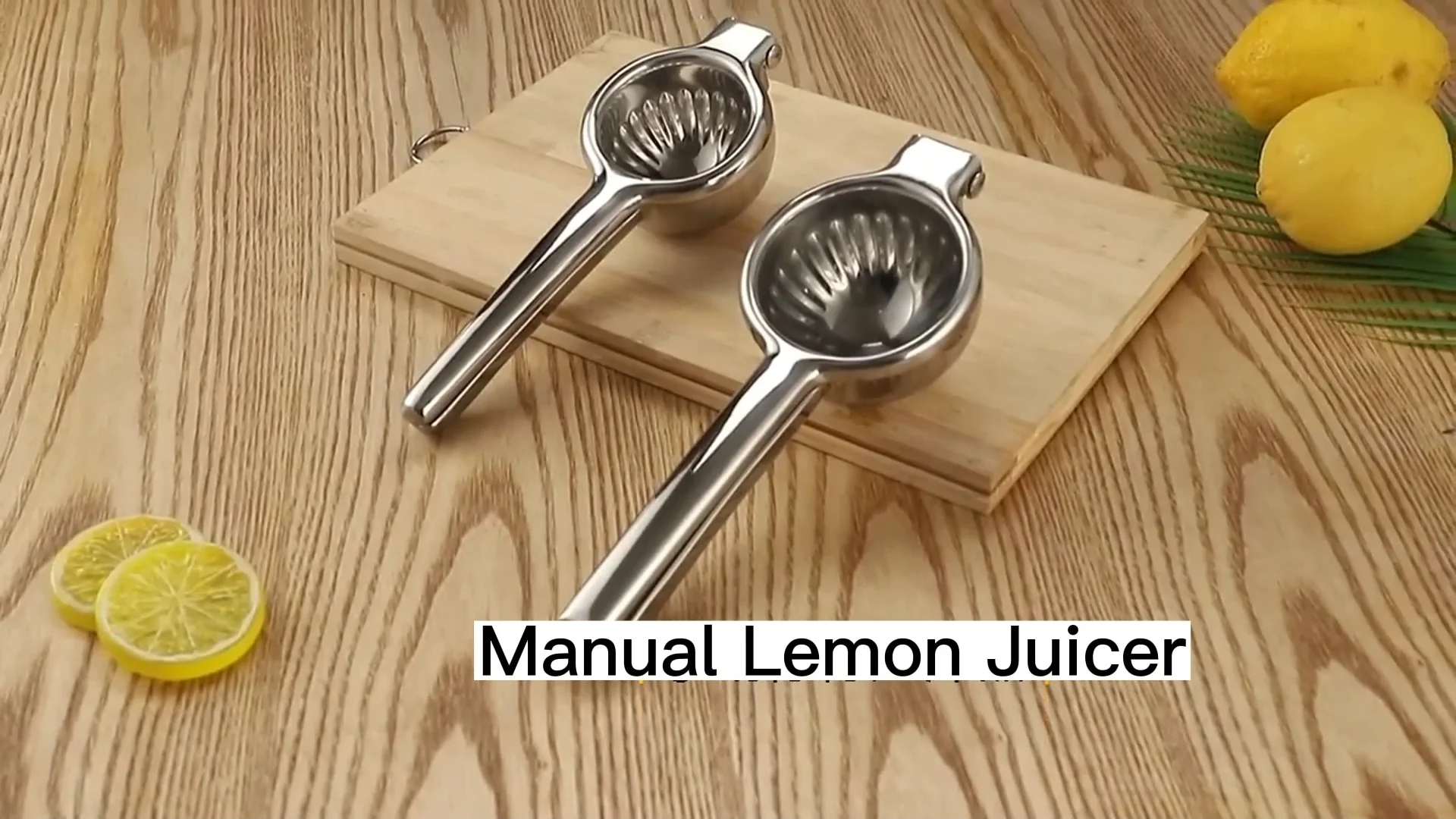 304 Stainless Steel Manual Fruit Lime Orange Citrus Press Squeezer Hand ...