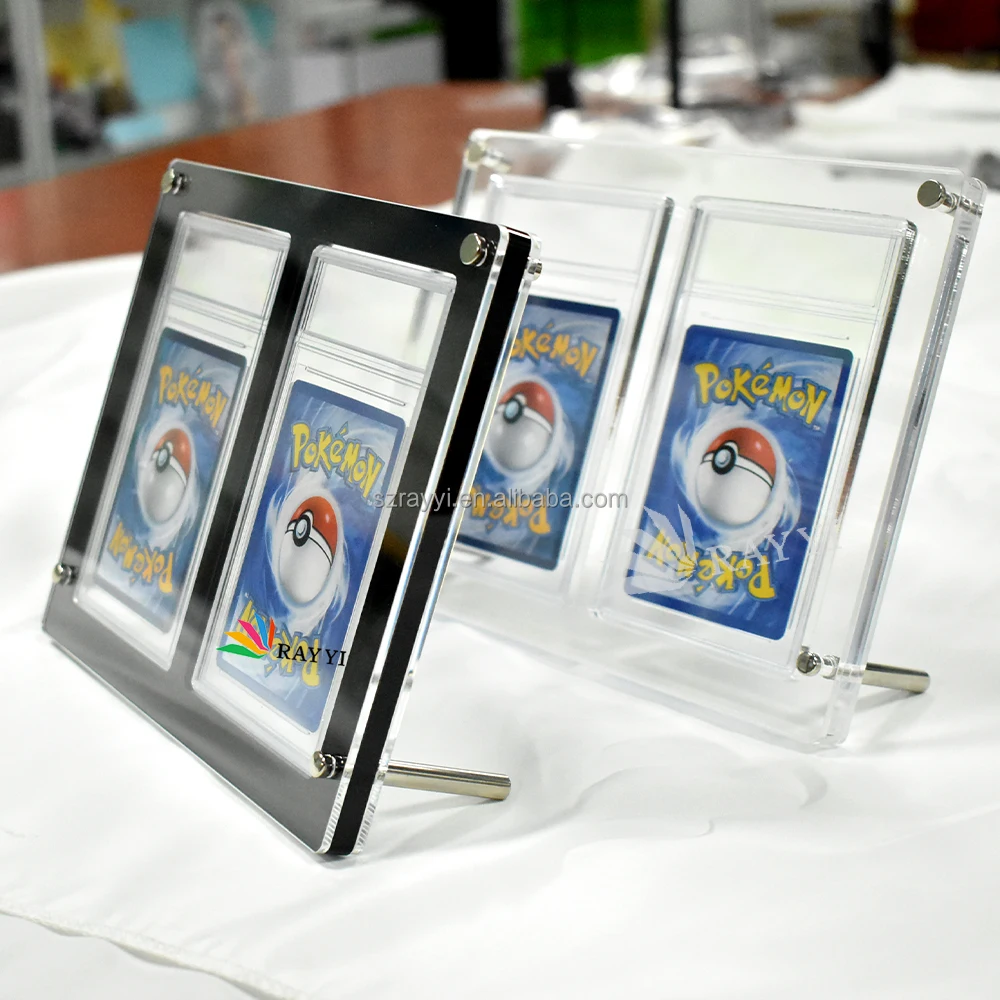 RAY YI Clear Acrylic PSAED Graded Card Slab - Durable & Stylish