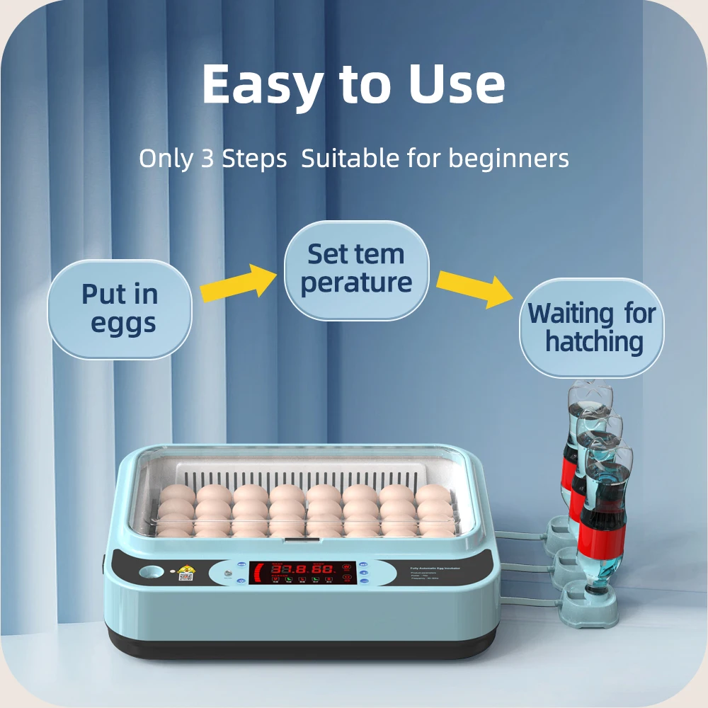 Oeuf Incubateur Automatique 36 Egg Incubator and Hatcher Machine