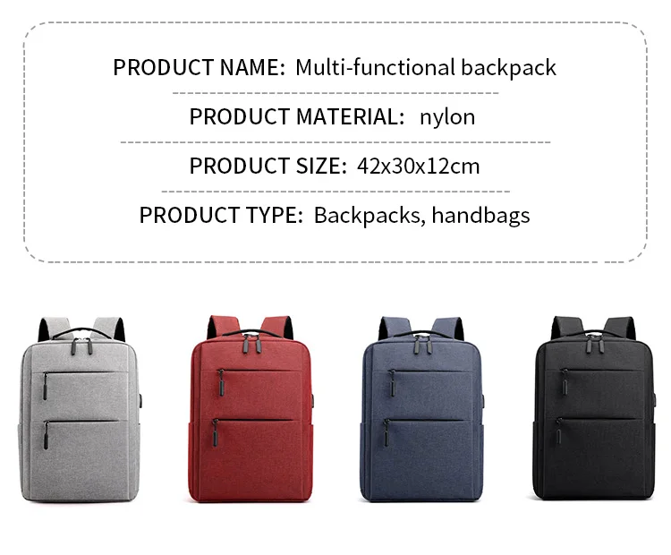 Baoma Black Retro OEM Rucksack - Ergonomic Laptop Backpack