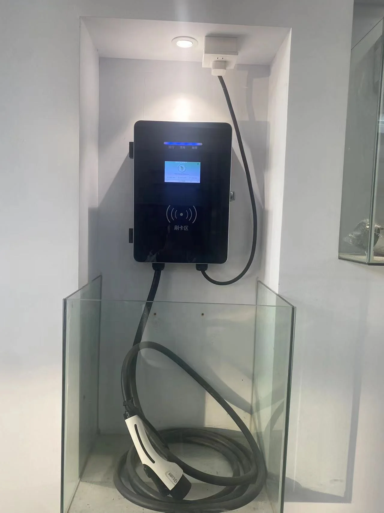 Commercial Ocpp 16A/32A/3 Phase 7KW/11kW/22kW Fast Electric Charging EV Charger Type1 Type2 GBT ...
