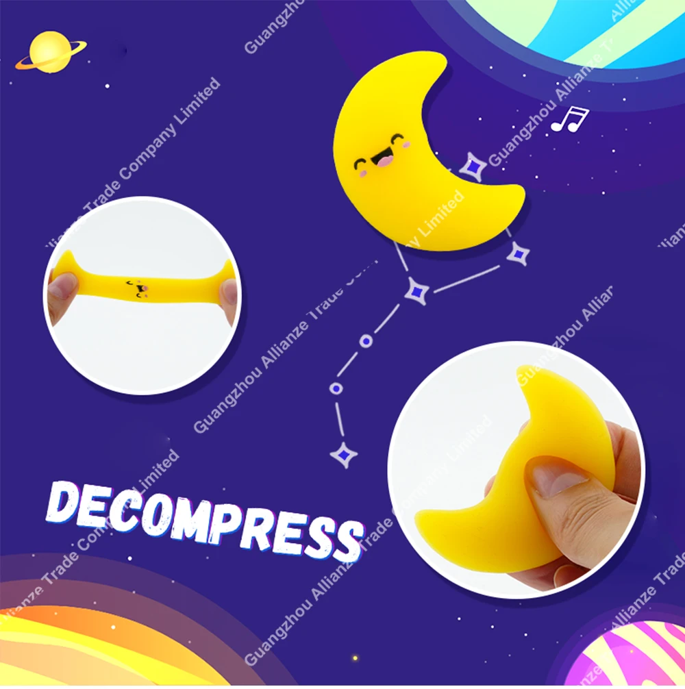 12 Styles Squeeze Toys Kawaii Cute Mini Alien Rocket Astronaut Planet ...