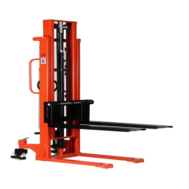 Straddle Manual Hydraulic Pallet Lift Forklift Mini Stacker With ...