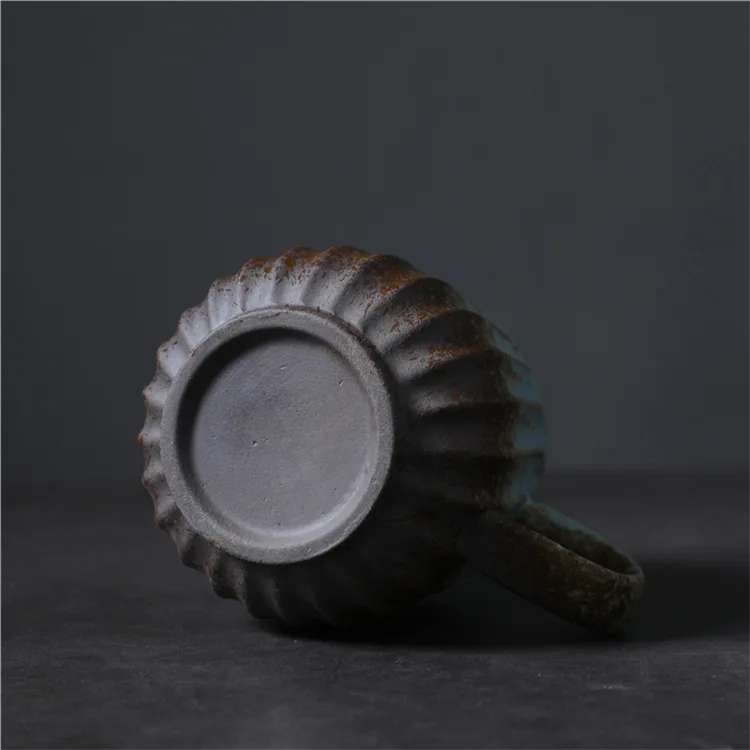 Vertical Stripe Design Pottery Vintage Style 13oz Latte Mug For Mother ...