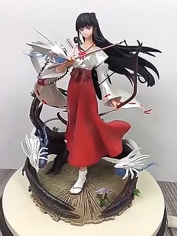 27cm Gk Inuyasha Figure Kikyo Anime Figure Inuyasha Figura Anime Gk ...