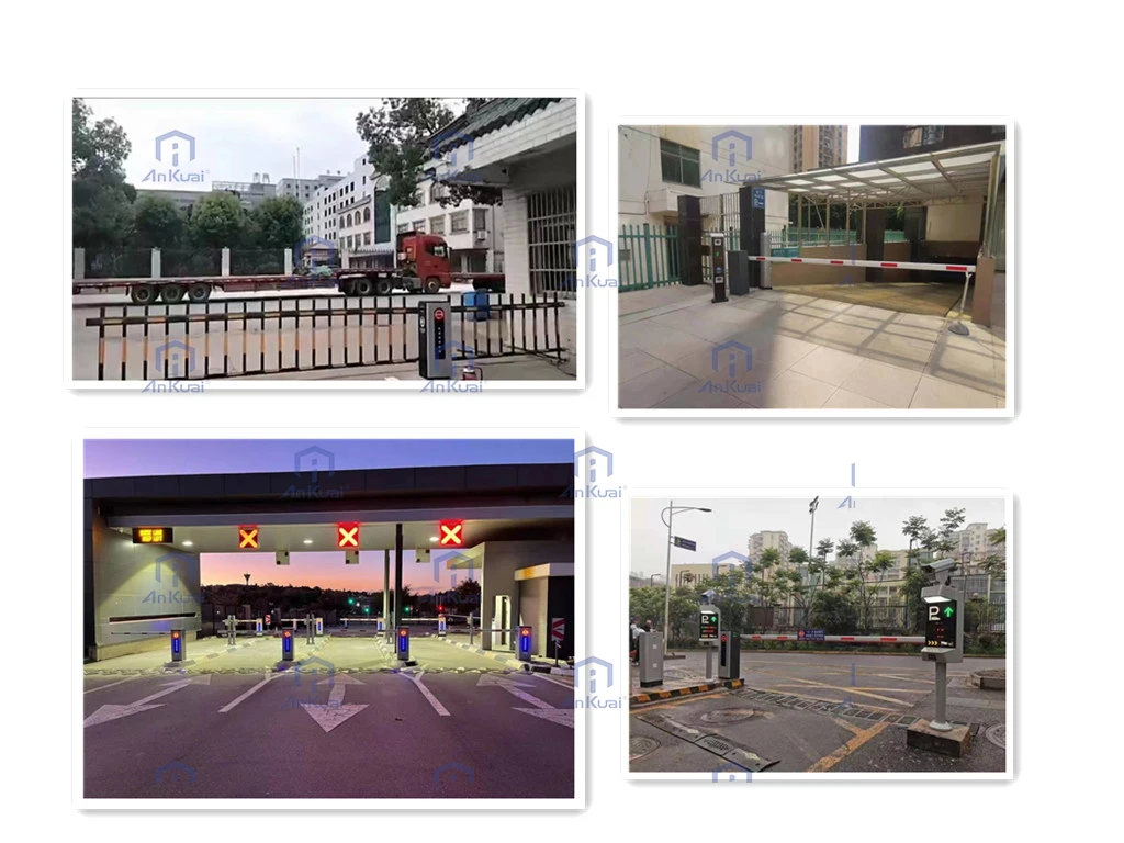 24v Dc Motor Car Parking Boom Barrier Gate With Anti-crash Function ...