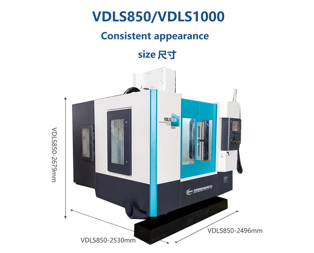 VDLS850 VMC Machine - High Precision 3-Axis Machining Center