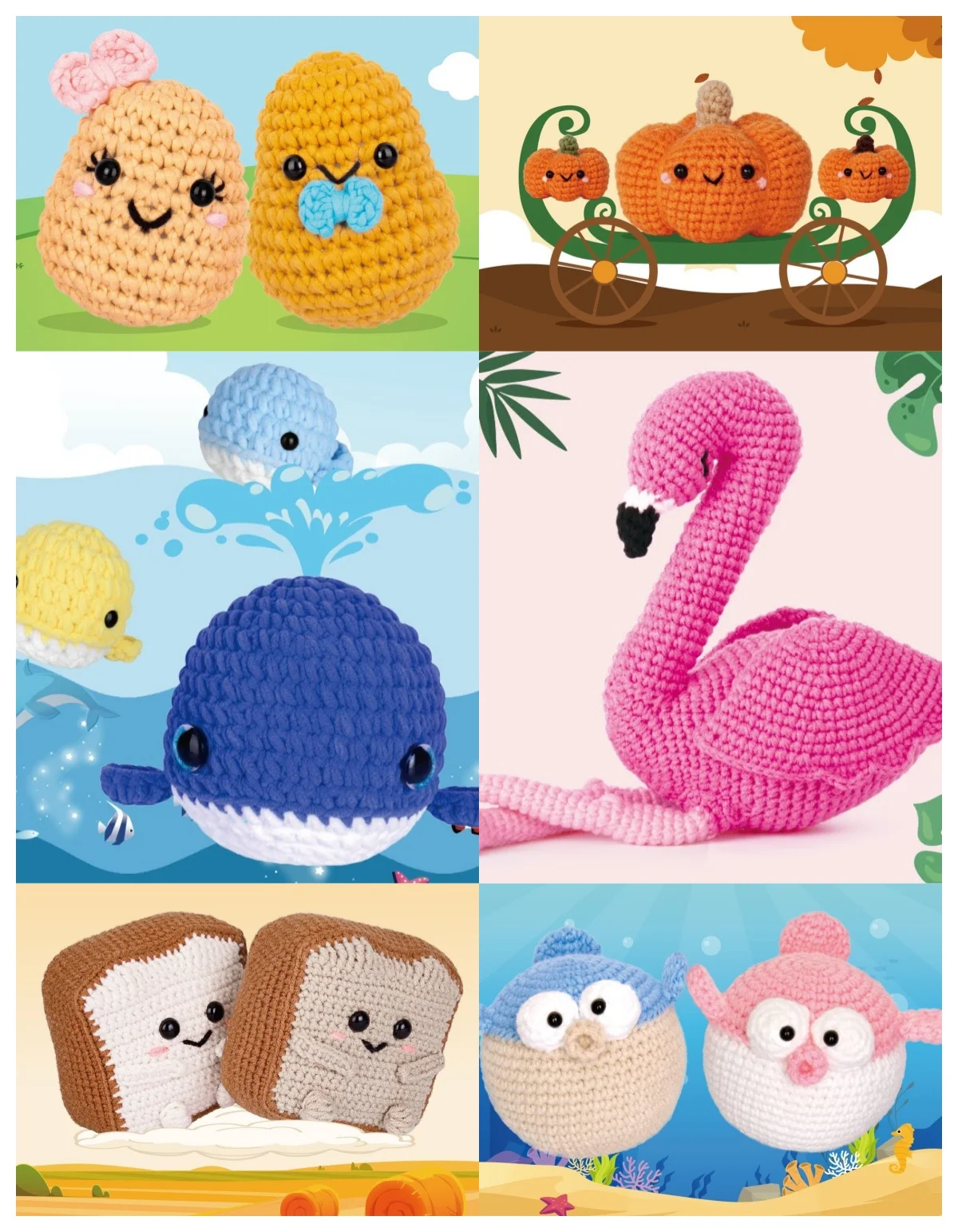 Beginners Crochet Kit with Easy Peasy Yarn As Seen on Shark Tank ...