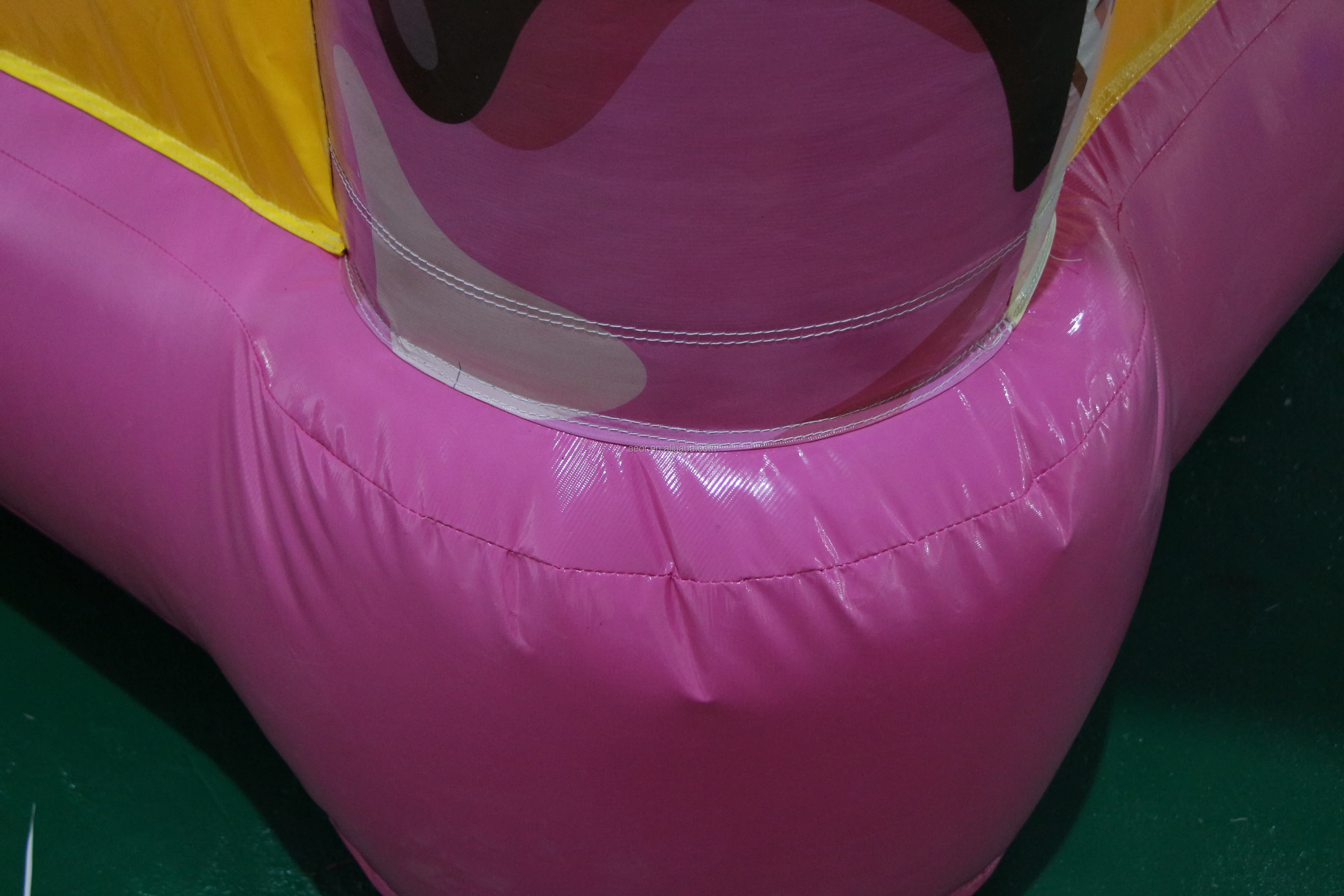 Inflatable Princess Carriage Commercial Grade PVC Pink Castle Princess ...