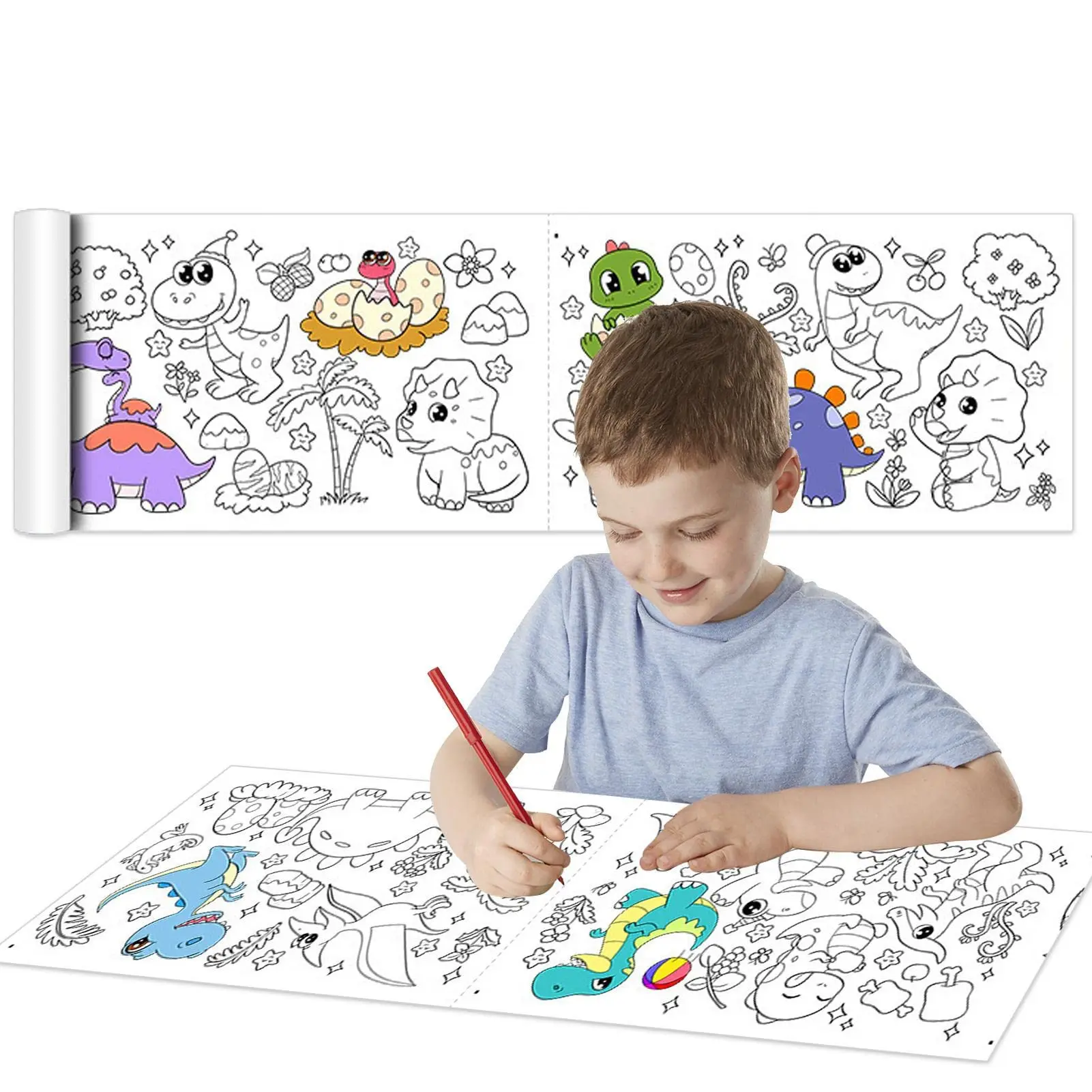 Children's Drawing Roll, Drawing Paper for Kids,DIY Painting Drawing ...