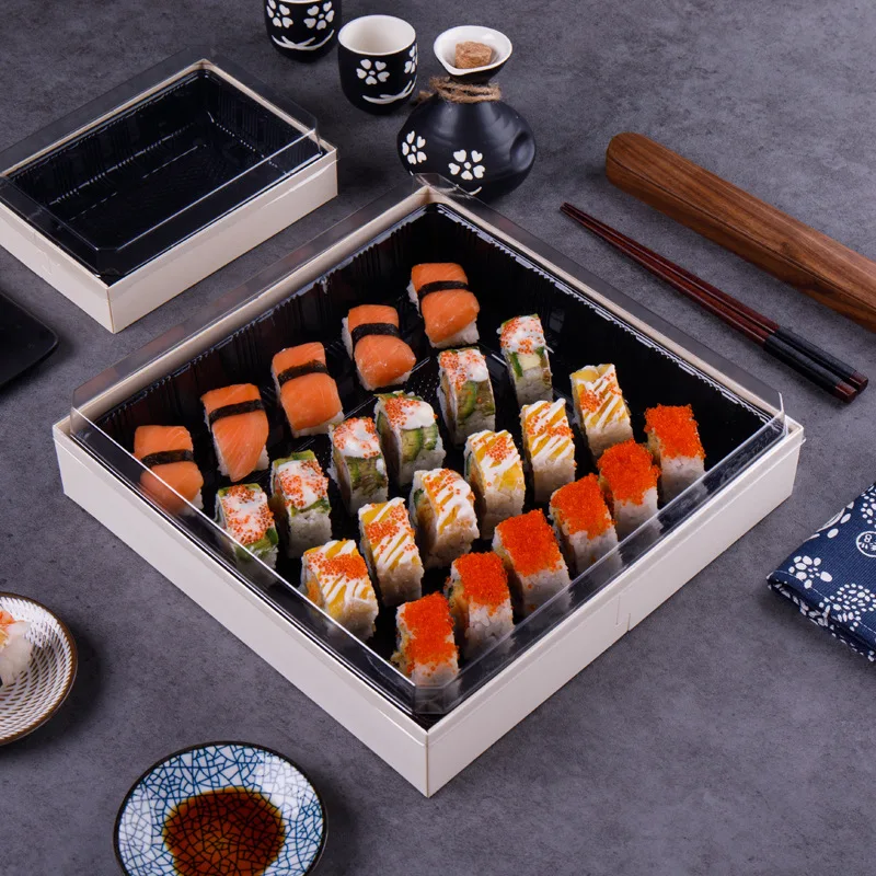 Wholesale Disposable Wooden Sushi Boxes - Perfect for Takeaway