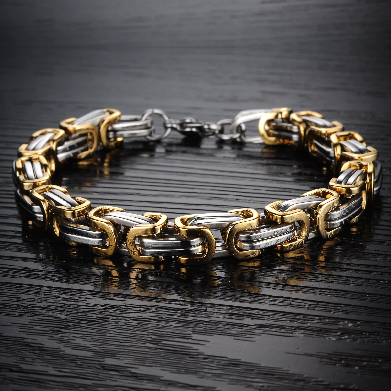 Stainless Steel 8mm Thick Chunky Motorcycle Chain Jewelry Men king ...