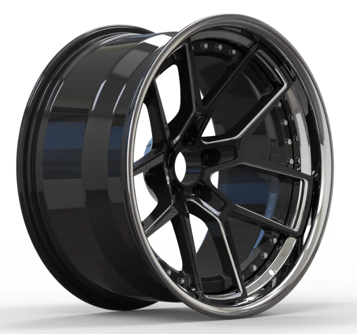 Custom Two Pieces Wheel Deep Concave 19*90 /19*10 Et 0 Et -20 Pcd 5*114 ...