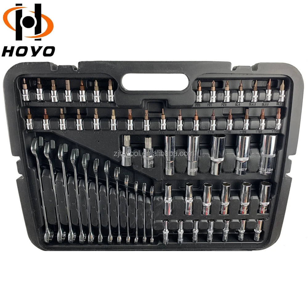 215pc Professional Socket Set Crv Material Hand Tools 1/2 3/8 1/4 ...