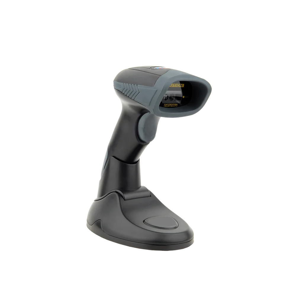 High Quality Handheld Cordless 2D Barcode Scanner With Stand Wireless ...