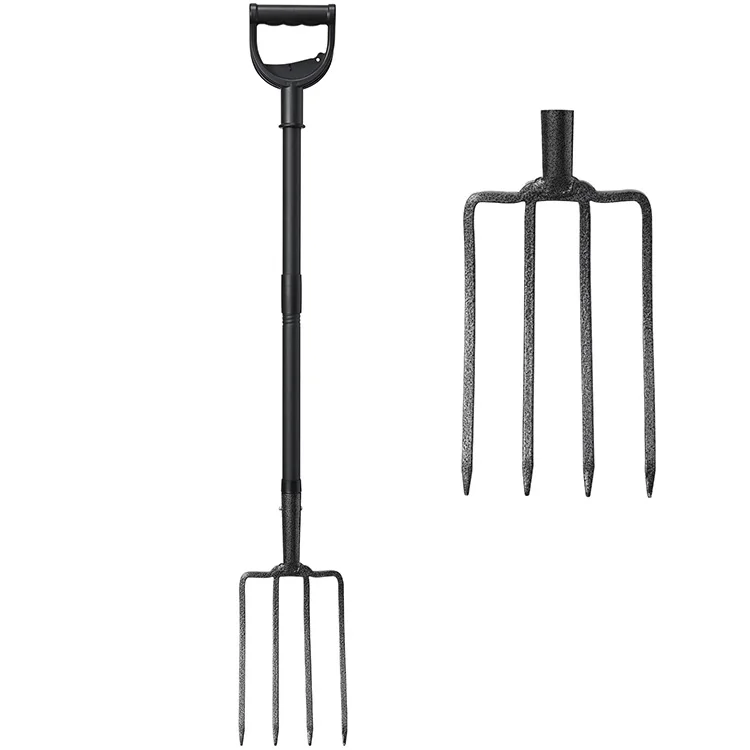 Jh-mech Cultivator Broad Fork Tiller - Manual Twist Tool