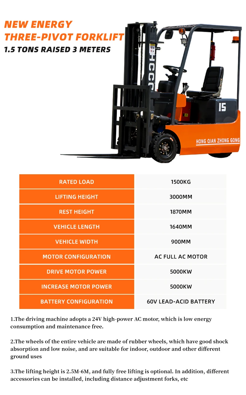 Lightweight Electric Forklift for Small Warehouses| Alibaba.com