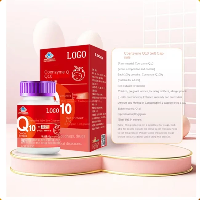 Coenzyme Q10 Softgels Raw Material Bulk 1000mg Co Q10 Capsule With Pqq| Alibaba.com