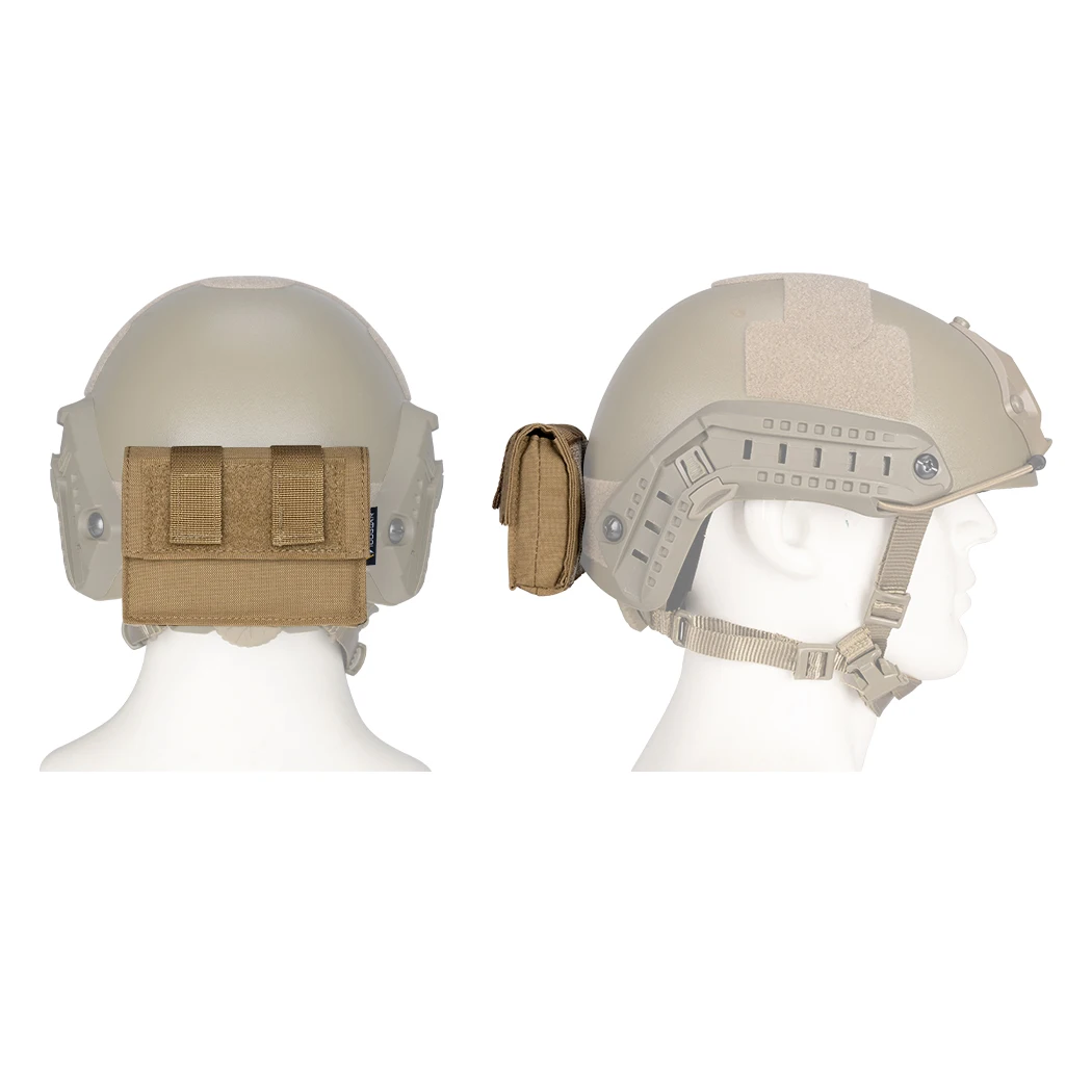 IDOGEAR Tactical Helmet Counterweight Pouch 500D Nylon Multipurpose ...