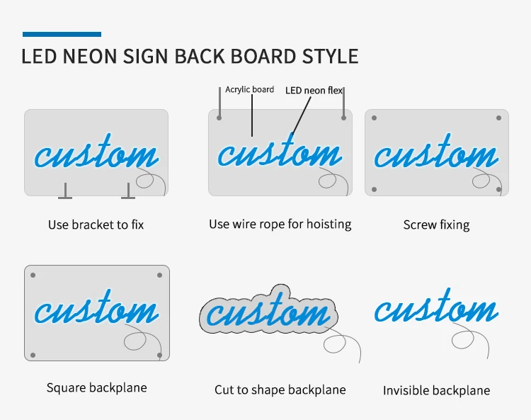 Custom 3D PVC Neon LED Logo Light Decoration Fast Delivery Home Party ...