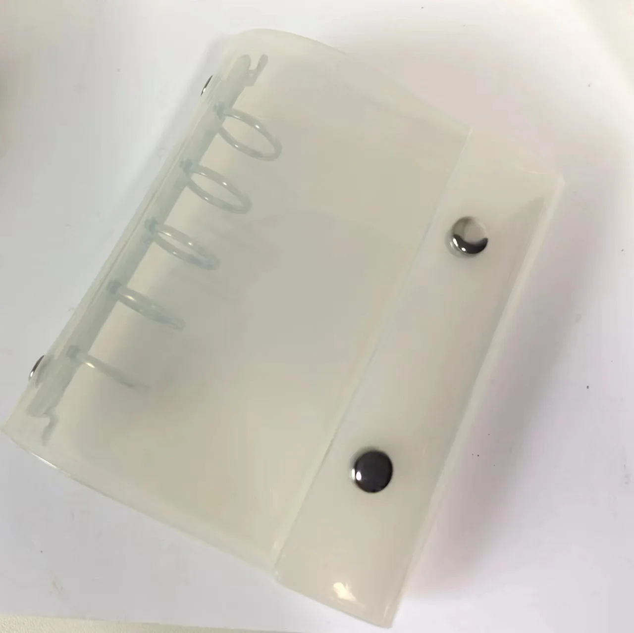 M5 New 2 Buttons Glitter Mini Budget Binder - Cute & Clear