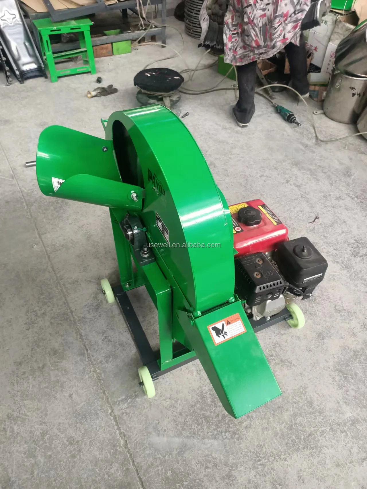 Electric Banana Stem Plantain Tree Shredder - Crush Wood into Chips