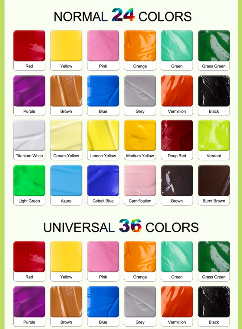CNMI 24 Pigment Pastes for Epoxy Resin Jars Set Thick Pigment Paste ...