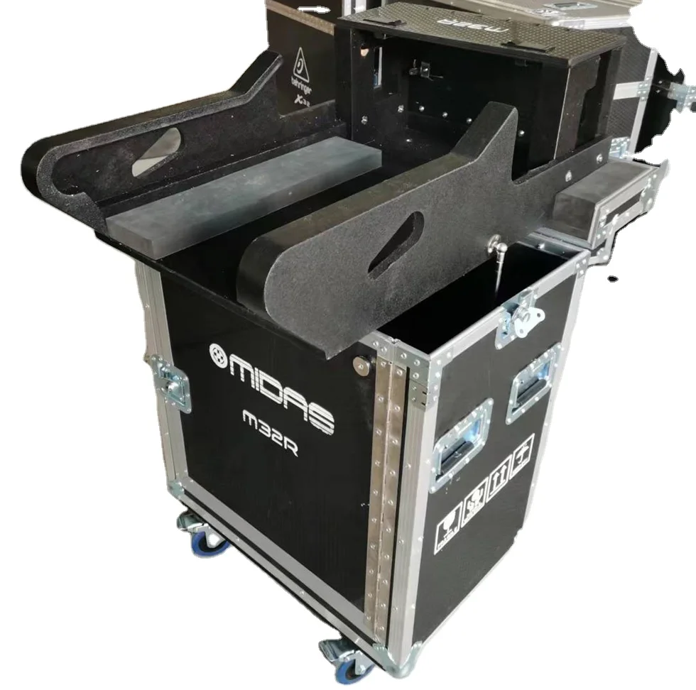 M32R Flight case Flight Hydraulic Flip DJ Road Case for Midas M32R ...