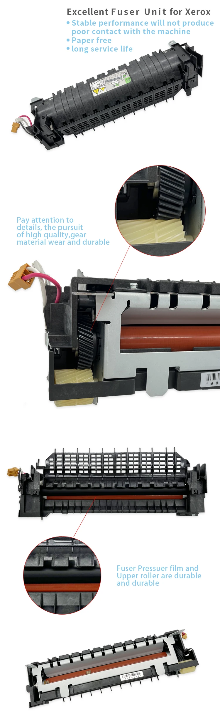 S-c Premium Compatible Fuser Assembly For Xerox Docucentre 6510 6515 ...