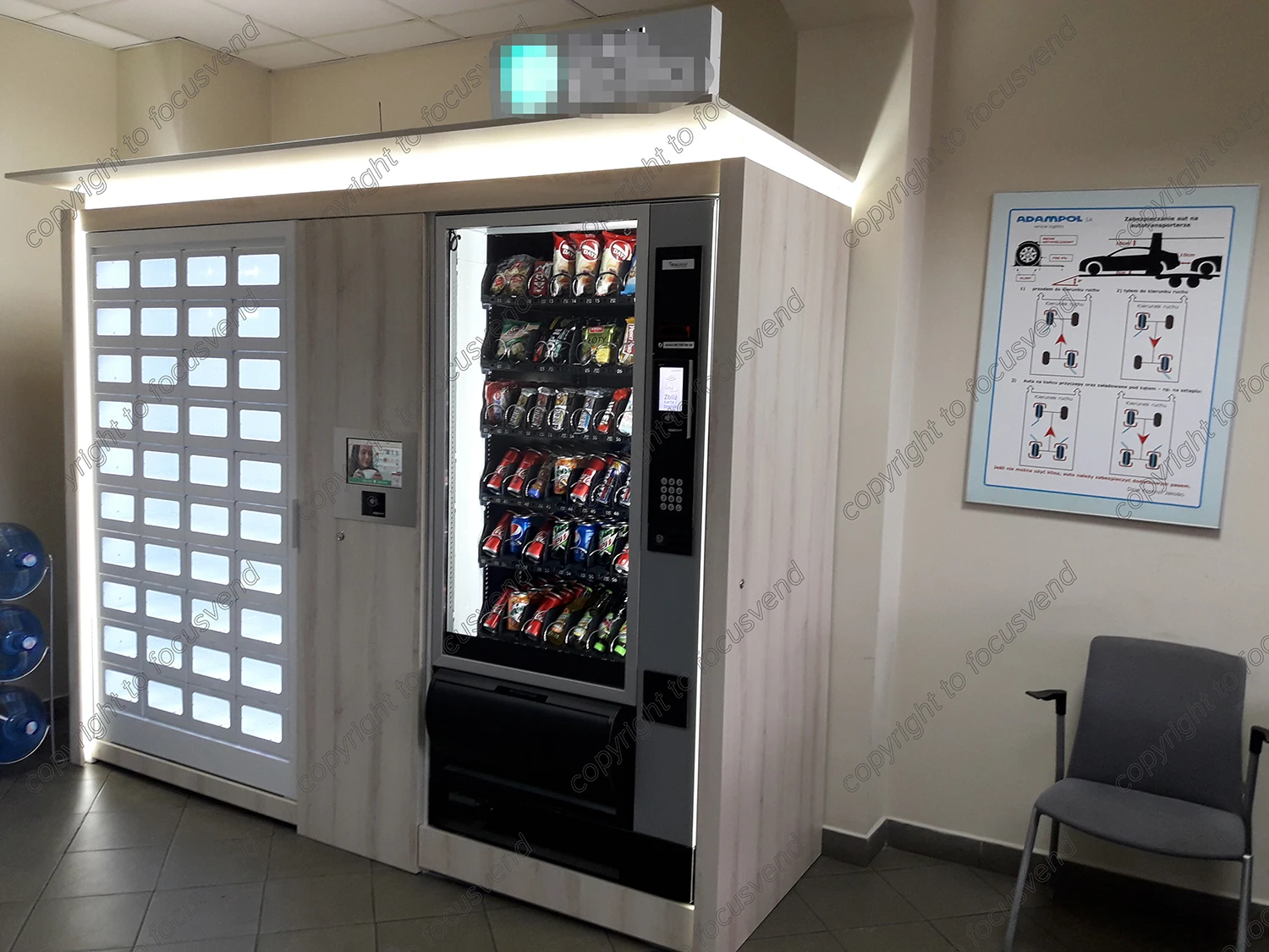 FOCUSVEND Customized Smart Locker Vending Machine - Multi Vend Solution