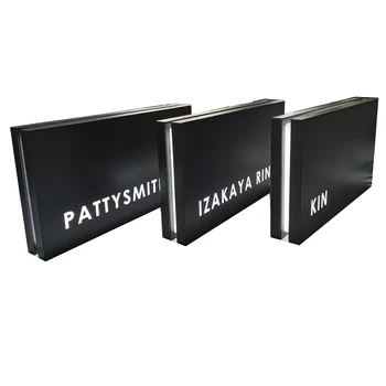 Custom Double Sided Blade Sign Side-illuminated Led Light Box Cabinet ...
