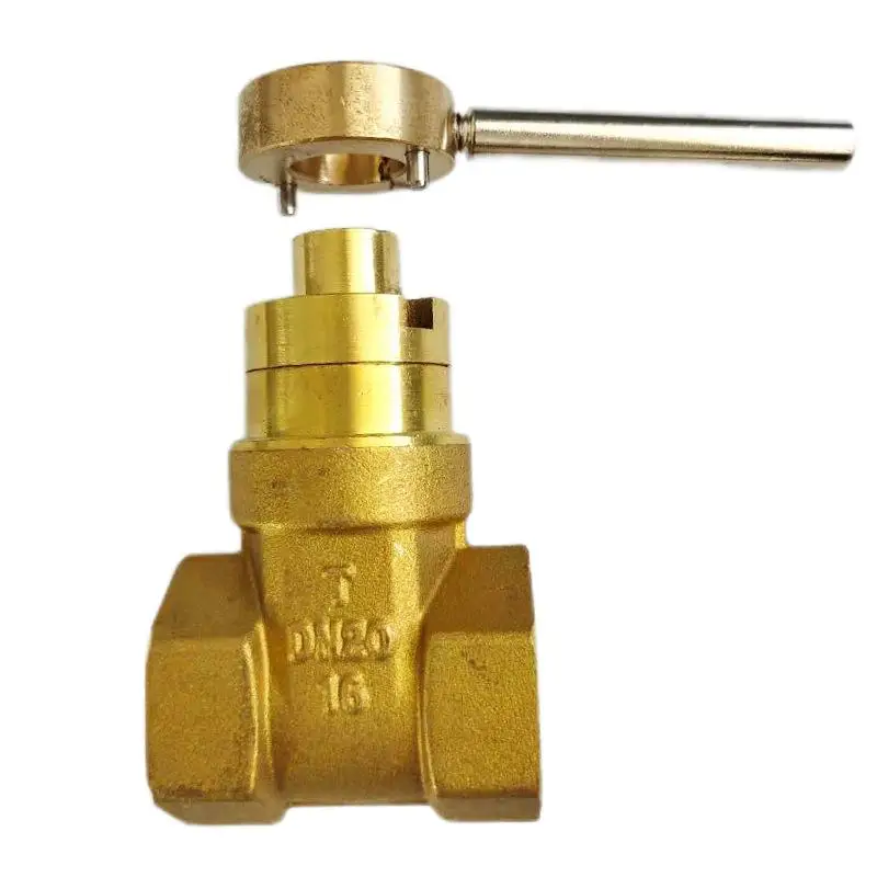 Copper Butterfly Handle Copper Valve With Double Outer Wire And Inner ...