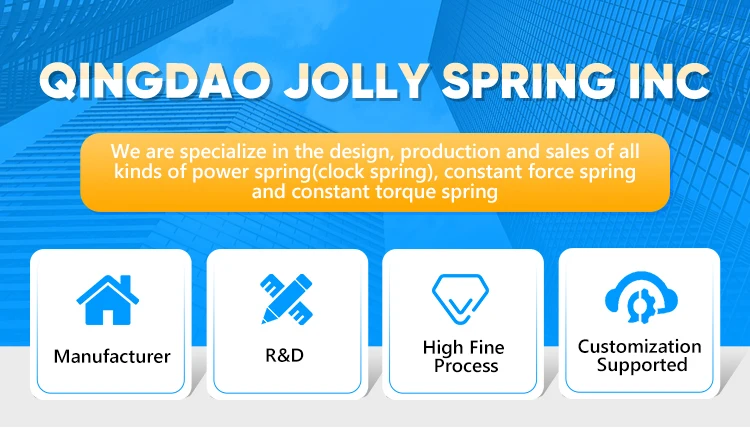 Customized Metal Extension Constant Force Torque Small Clock Coil Dog ...