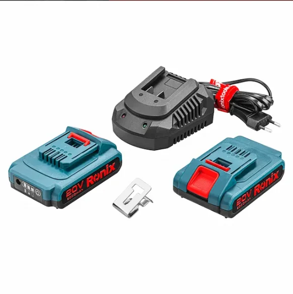 Ronix Factory Impact Wrench Power Drills Combo Set Kit 20v Portable