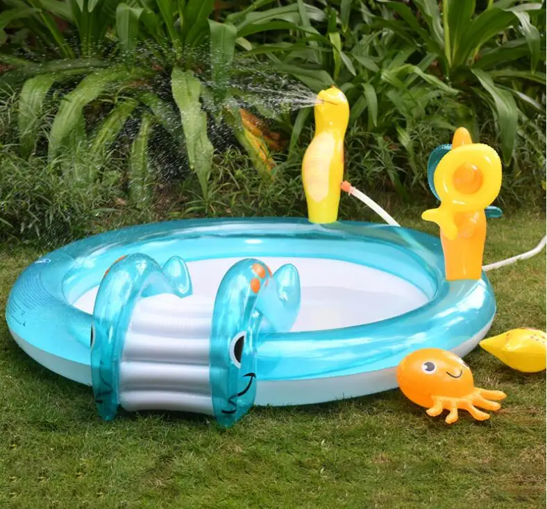 Large Inflatable PVC Swimming Pool for Kids - Eco-friendly