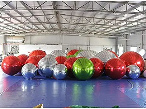 Customized Reflective Mirror Ball Pvc Giant Colorful Inflatable Mirror ...