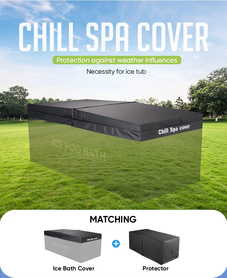 Tspk Cold Plunge Ice Bath Insulated Cover - Buy Cold Plunge Ice Bath ...