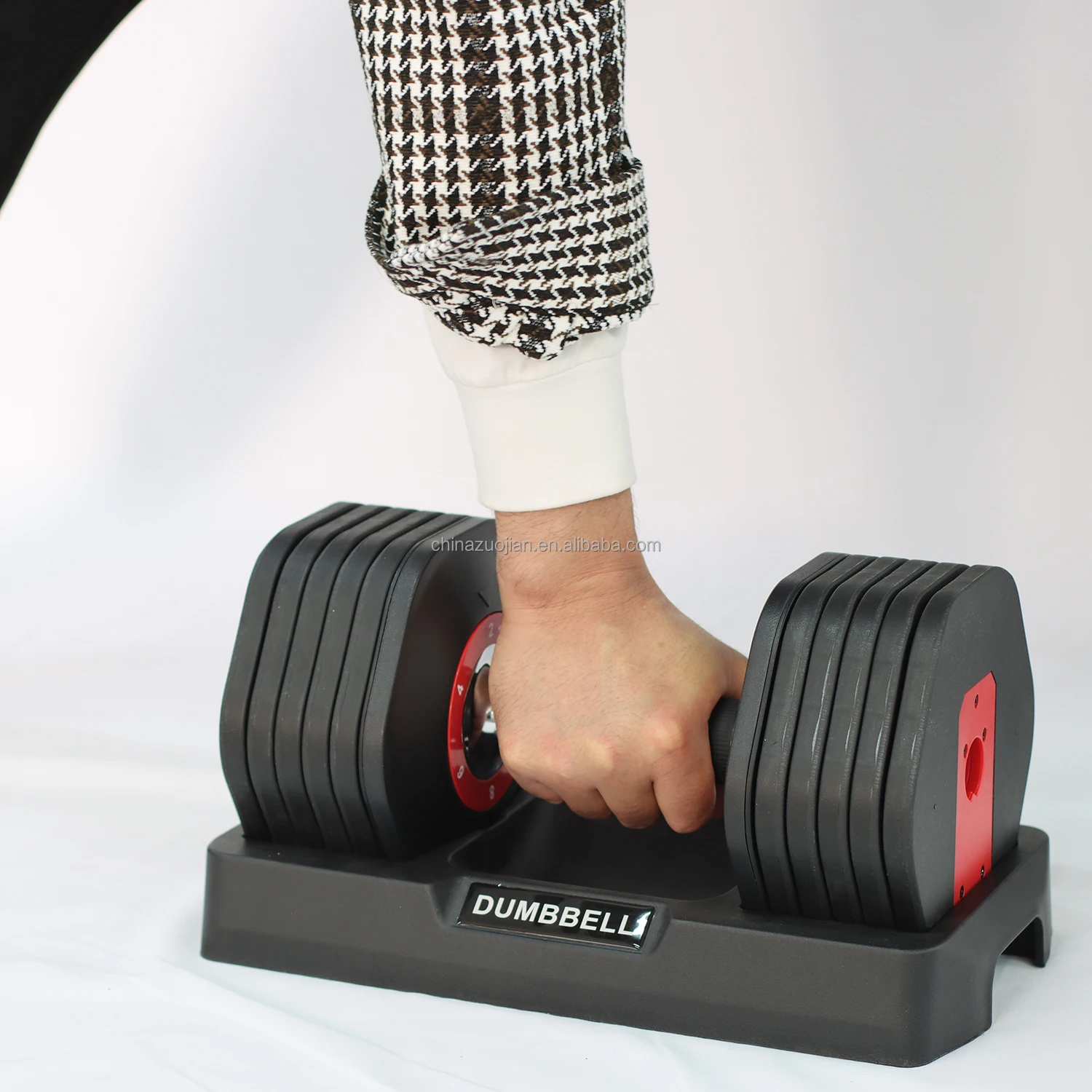 Dumbbell Adjustable Weights Spin Handle With One Hand, 12kg Dumbbell 6 ...