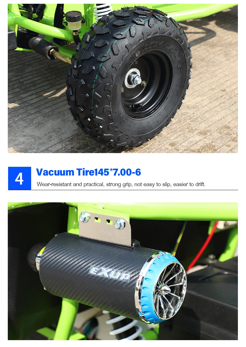 SIBO High Quality 500w 48v Mini Quad Electric UTV for Kids