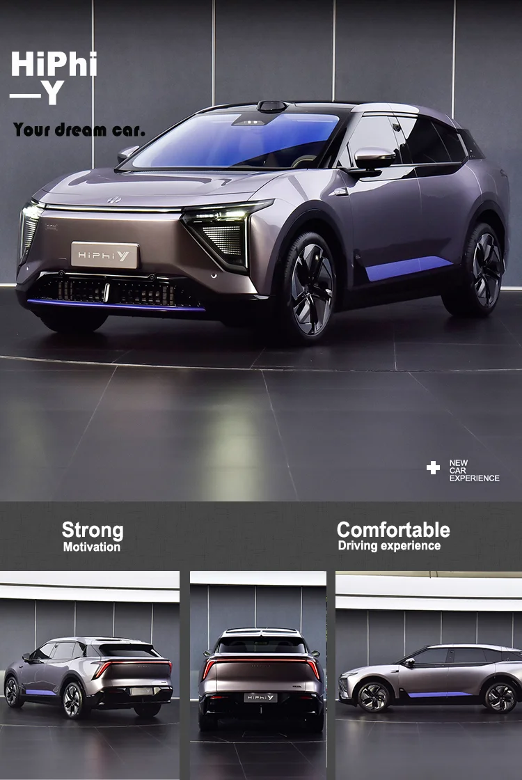 New Gaohe Hiphi-y White 2024 Long Range Awd Lithium Battery Electric Car Gaohe Hiphi-y 4wd 560km ...